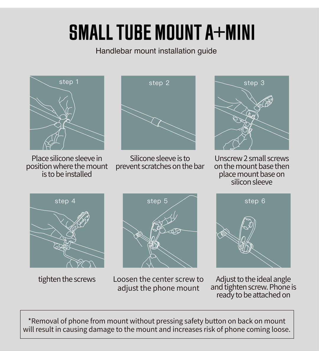 Small Tube Mount A+ mini - Intuitive-Cube
